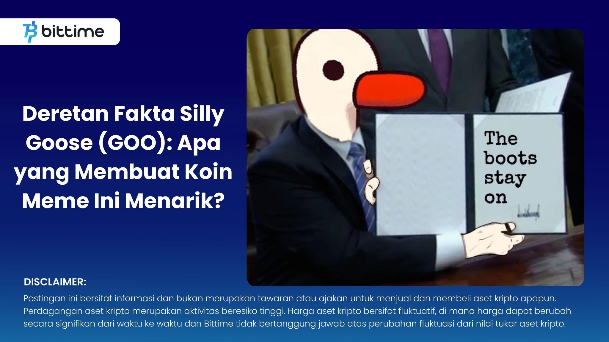 Deretan Fakta Silly Goose (GOO): Apa yang Membuat Koin Meme Ini Menarik?
