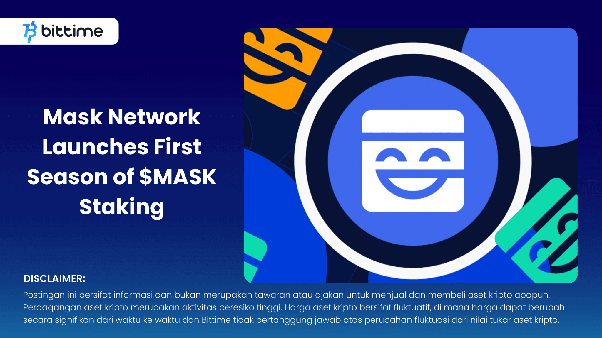 Mask Network Launches First Season of $MASK Staking